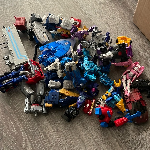 Hasbro | Toys | Transformer Lot Complete Incomplete And Broken Parts ...